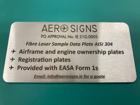 Data Plates - Aerosigns